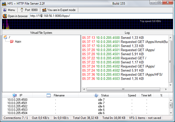 HFS portable (Networking - Server / Server) - LiberKey - Portable ...